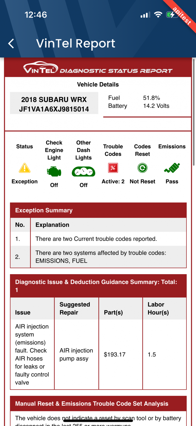VinTel OBDII Report Now Available in VINCUE Appraisals